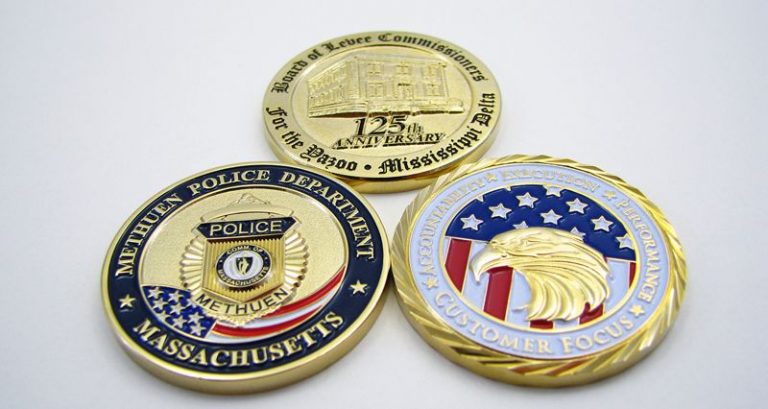 Custom Coins with 3D Design Elements - Quality Challenge Coins