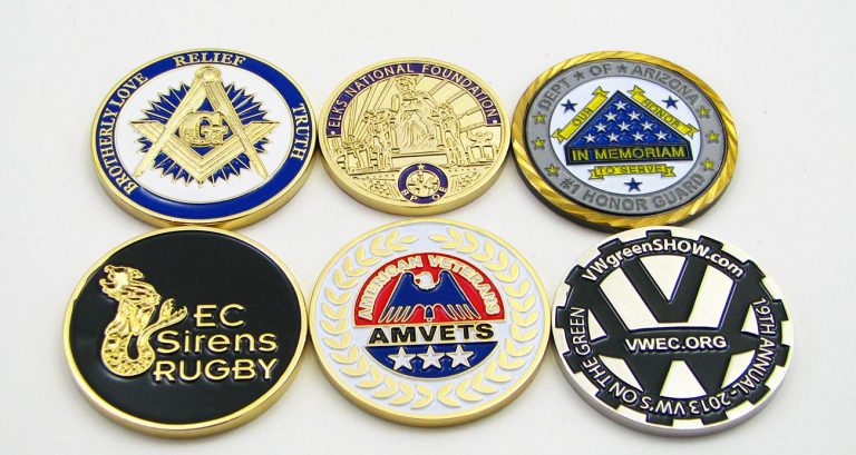 Custom Club Coins - Quality Challenge Coins - No Minimum