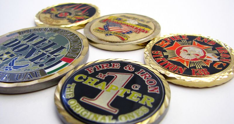 Epoxy Dome Coins - Quality Challenge Coins - No Minimum Epoxy Dome Coins - Quality Challenge Coins - No Minimum