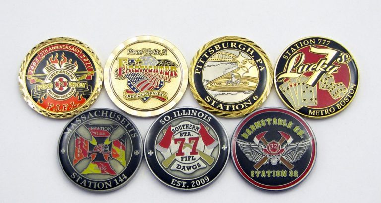 Firefighter Challenge Coins - Custom Challenge Coins